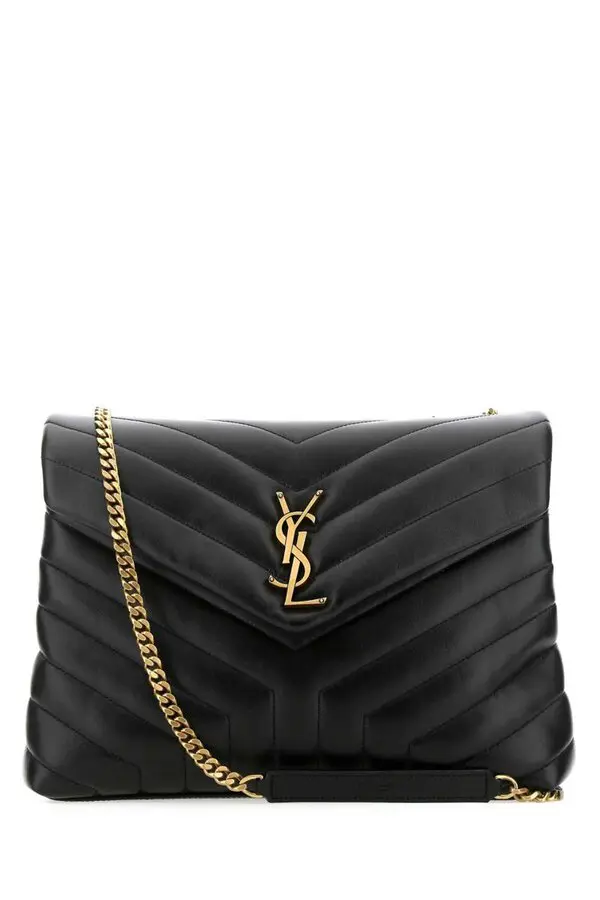 Saint Laurent Loulou Medium Shoulder Bag - Black