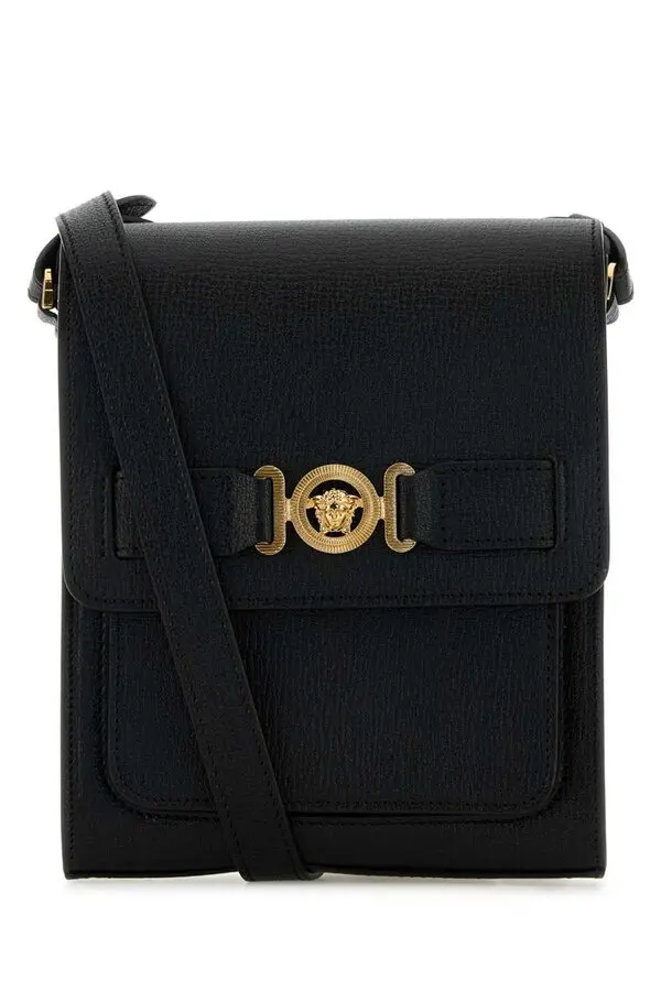 Versace Medusa Biggie Crossbody Bag - Black