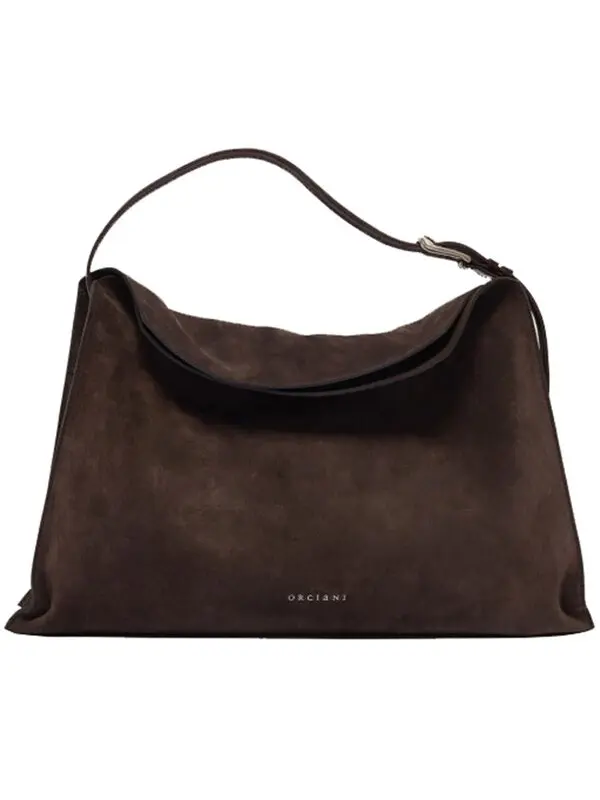 ORTIGNI Le Sac Soft Small Tote By - Brown