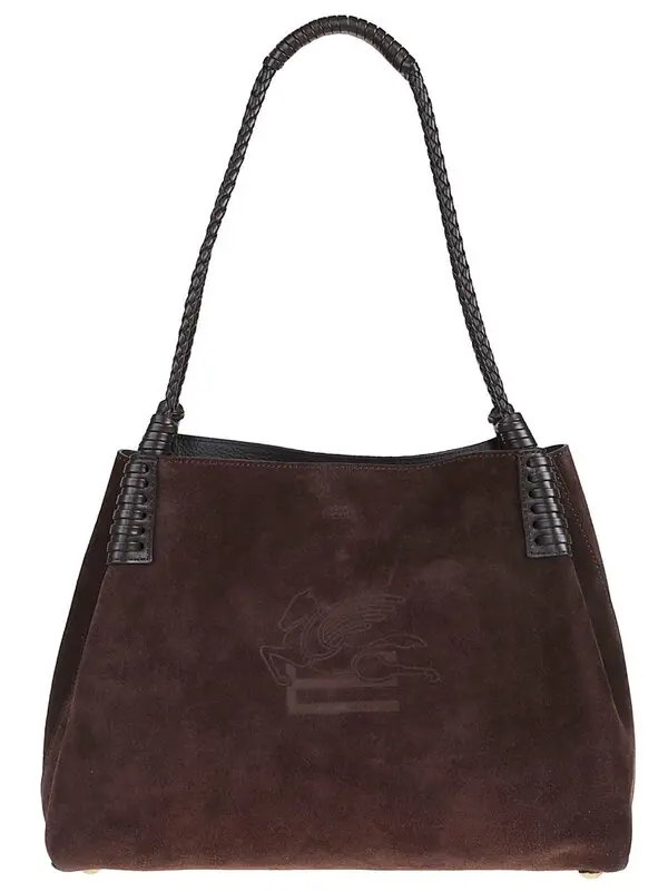 Etro Small Libra Shopping Bag - Brown