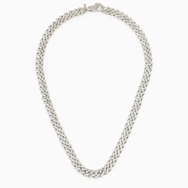 Emanuele Bicocchi Chain Necklace With Crystals - Metal