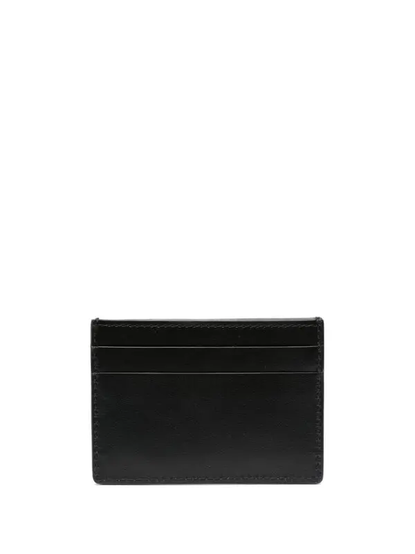 LANVIN Logo-patch Leather Cardholder