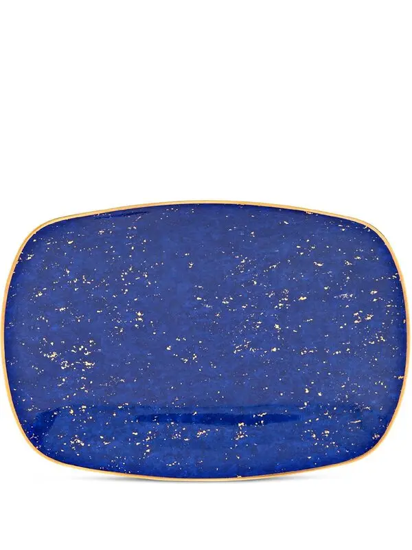 L'Objet Lapis Rectangular Tray - Blue