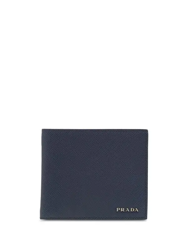 Prada Two-tone Card Holder - Blue