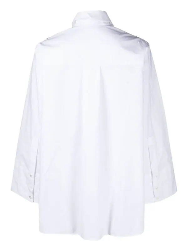P.a.r.o.s.h Sequin-embellished Poplin Shirt