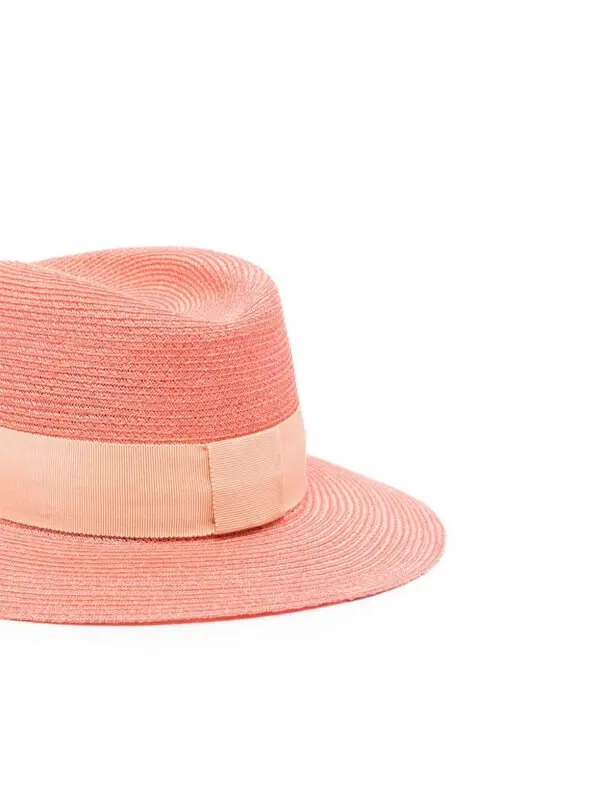 MAISON MICHEL Henrietta Interwoven Fedora Hat