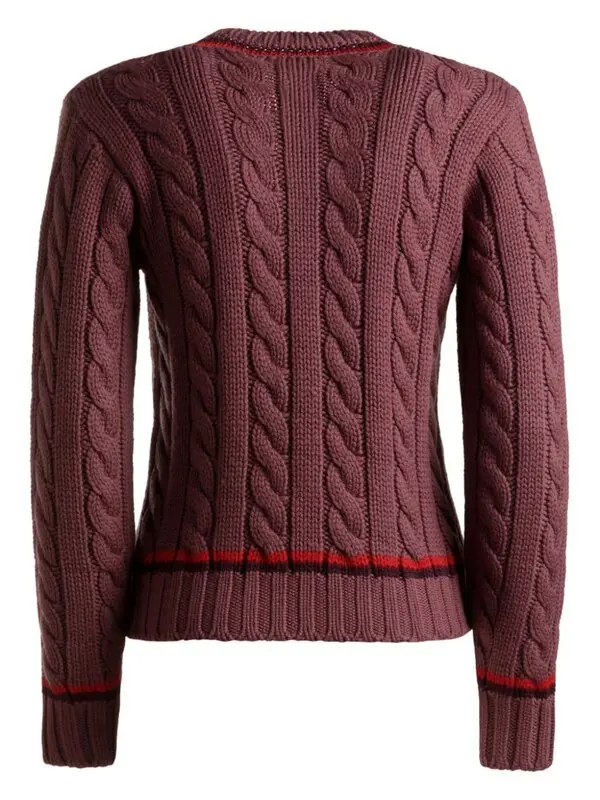 Bally Logo-appliqué Merino Wool Jumper