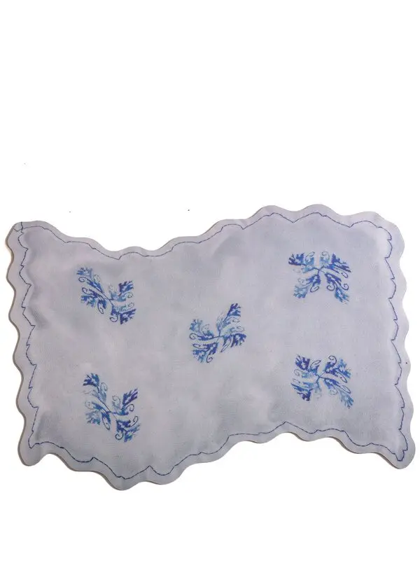 SELETTI Acid Flower Table Mat - White