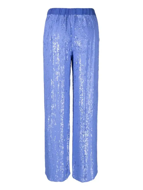 P.a.r.o.s.h Glare Sequined Trousers - Purple