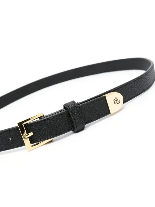 Ralph Lauren Logo-engraved Leather Belt