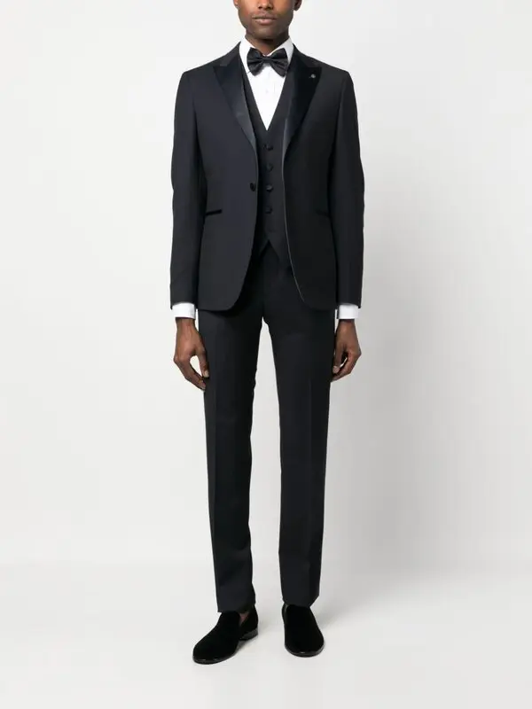 Tagliatore Single-breasted Virgin-wool Suit - Blue