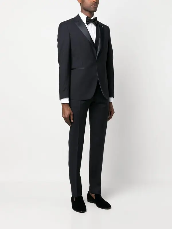 Tagliatore Single-breasted Virgin-wool Suit - Blue