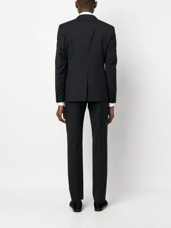 Tagliatore Single-breasted Virgin-wool Suit - Blue