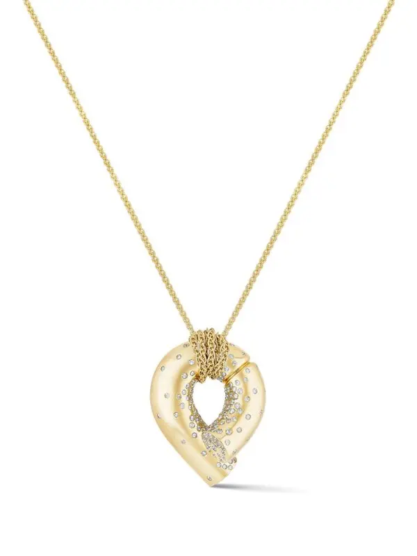 TABAYER 18kt Yellow Oera Diamond Pendant Necklace - Gold