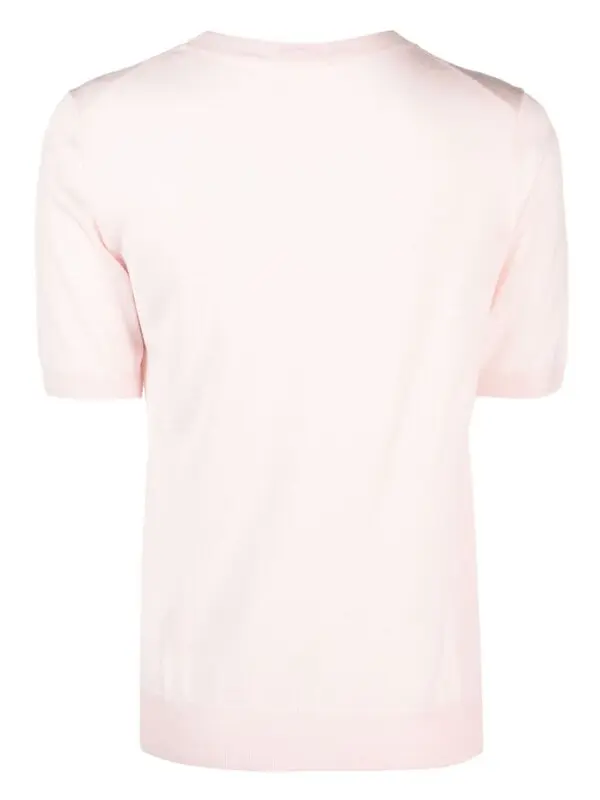 P.a.r.o.s.h Linfa Short-sleeve Fine-knit Top
