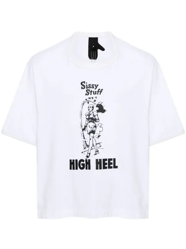 Bernhard Willhelm Illustration-Print T-Shirt In White - 52% Off