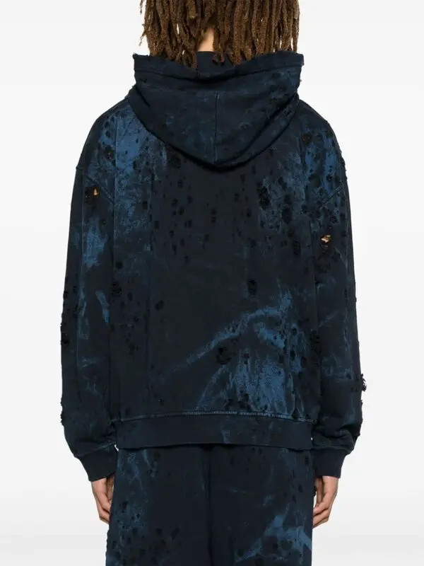 DIESEL® S-boxt Distressed Hoodie