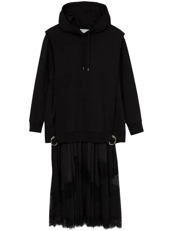 3.1 Phillip Lim Layered Lace-detail Cotton Dress