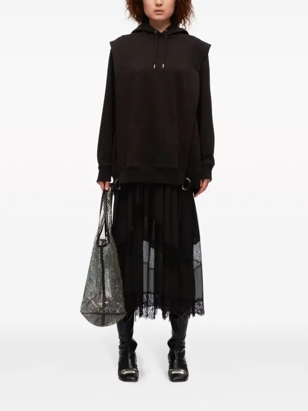 3.1 Phillip Lim Layered Lace-detail Cotton Dress