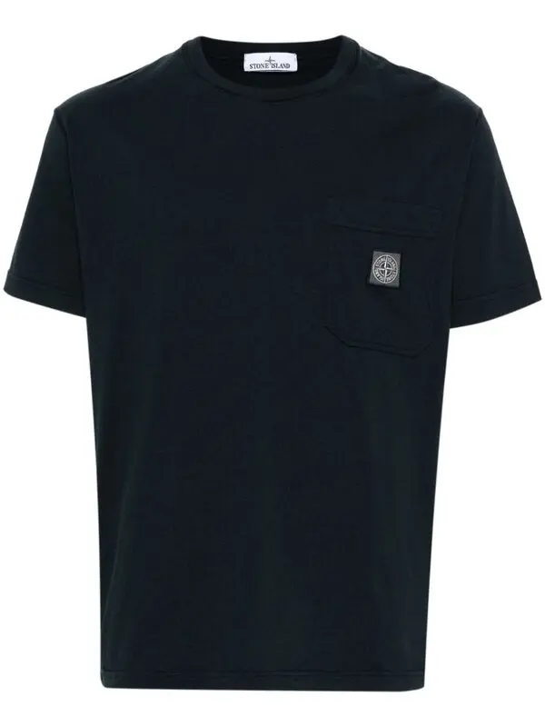 Stone Island Organic Cotton Jersey T-shirt - Blue