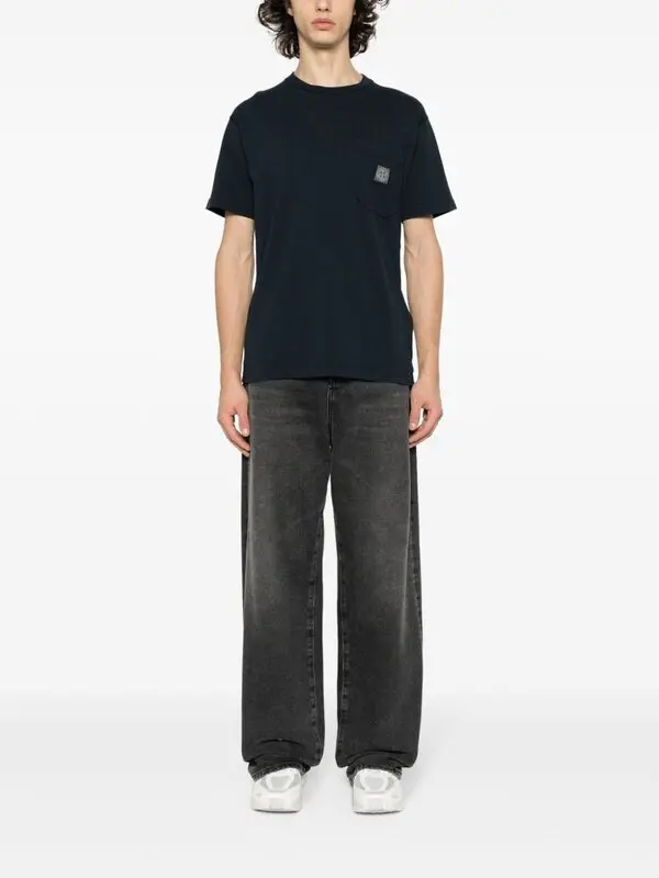 Stone Island Organic Cotton Jersey T-shirt - Blue