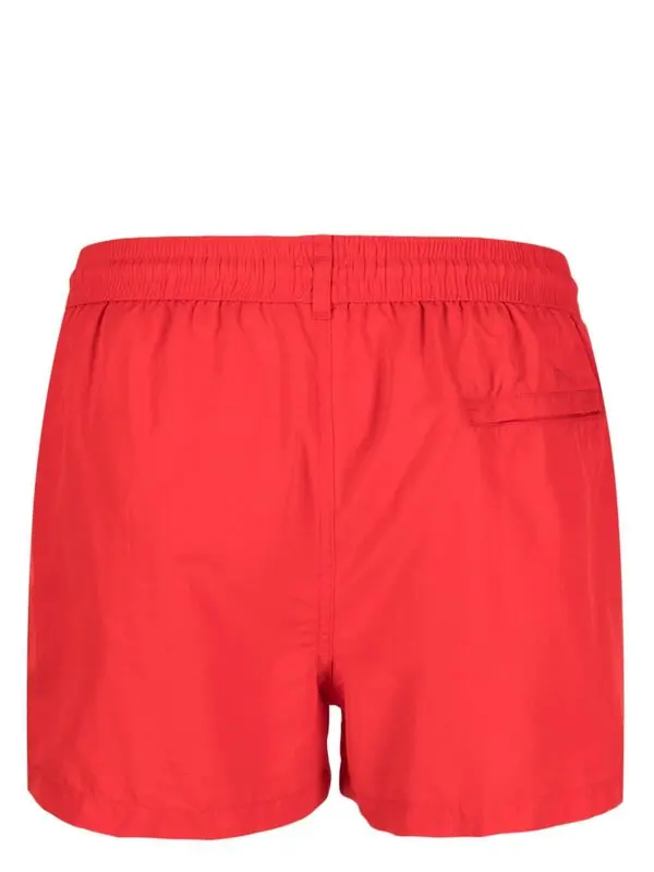 Paul Smith Stripe-detail Swim Shorts - Red