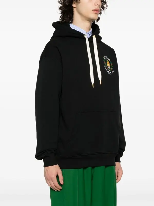 Casablanca Equipement Sportif Embroidered Hoodie - Black