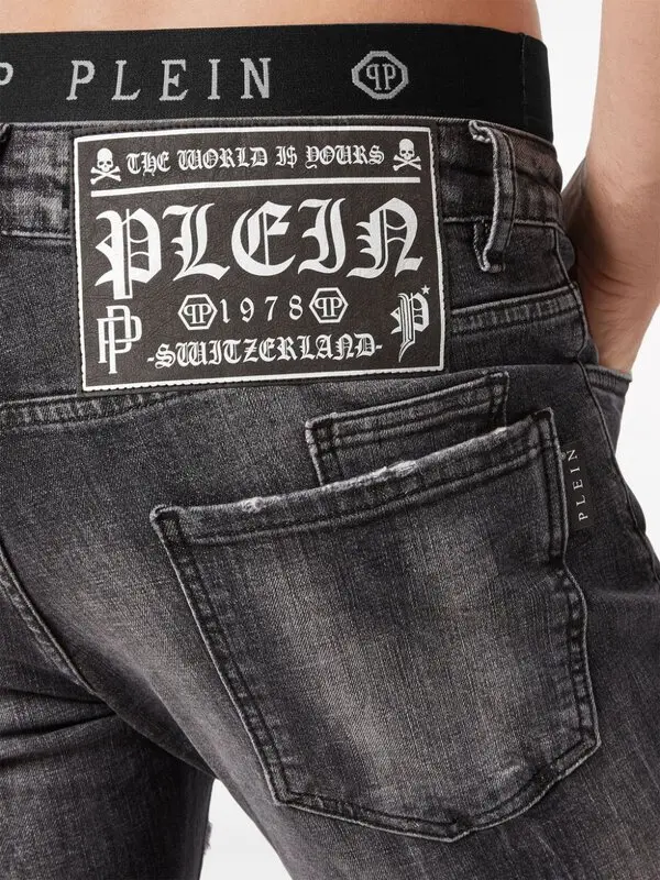 Philipp Plein Super Straight Cut Denim Trousers