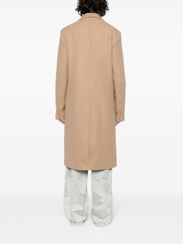 Acne Studios Single-breasted Wool Blend Coat