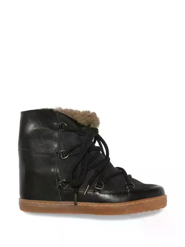 Isabel Marant Nowles Lace-up Ankle Boots - Black