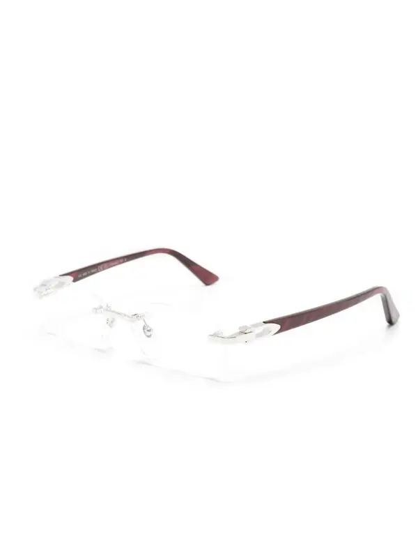 Cartier Rimless Rectangle-frame Glasses