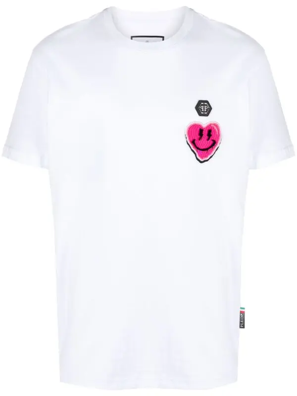 Philipp Plein Graphic-print Cotton T-shirt - White