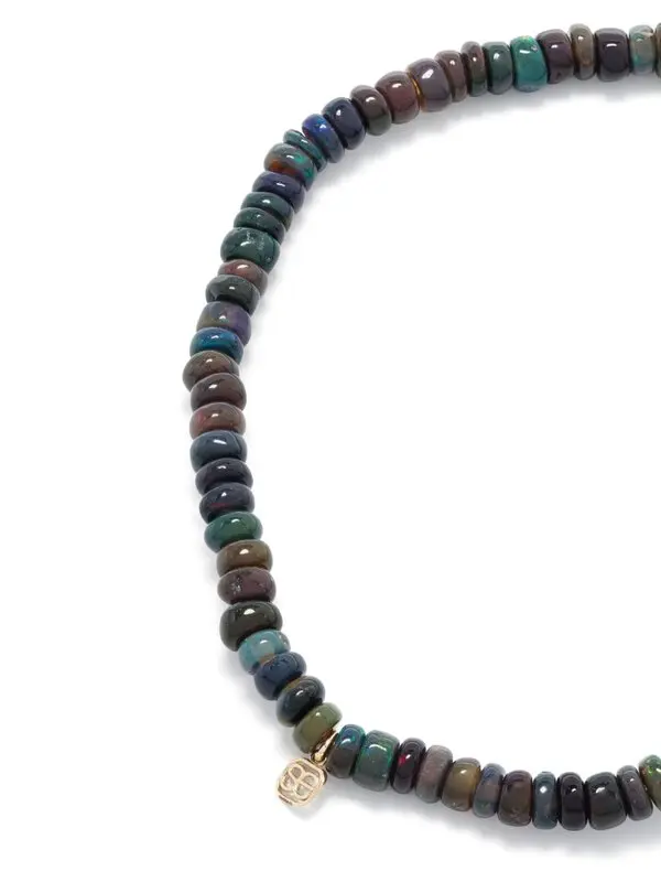 SYDNEY EVAN 14kt Yellow- Opal And Diamond Beaded Bracelet