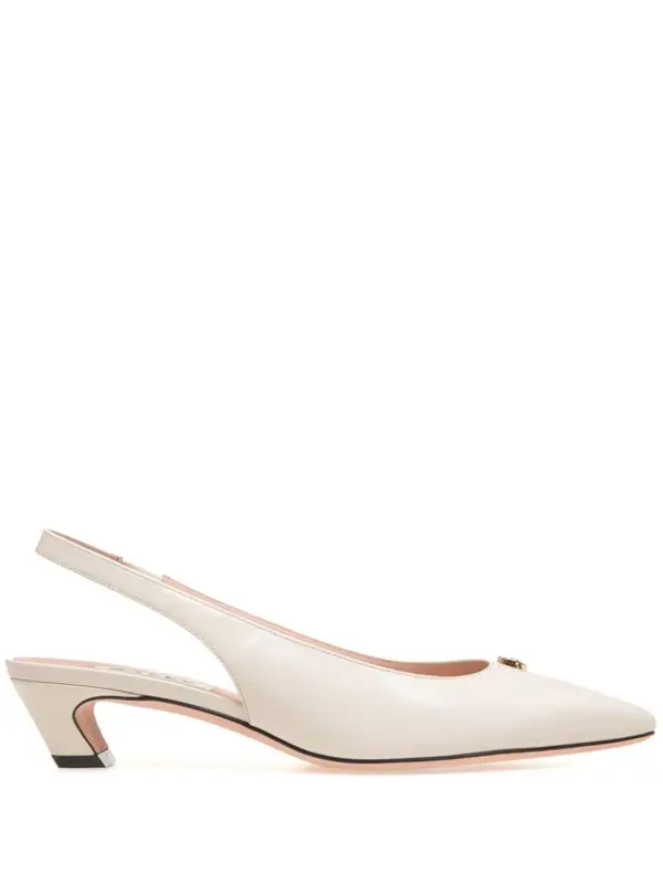 Bally Emblem-plaque Slingback Pumps