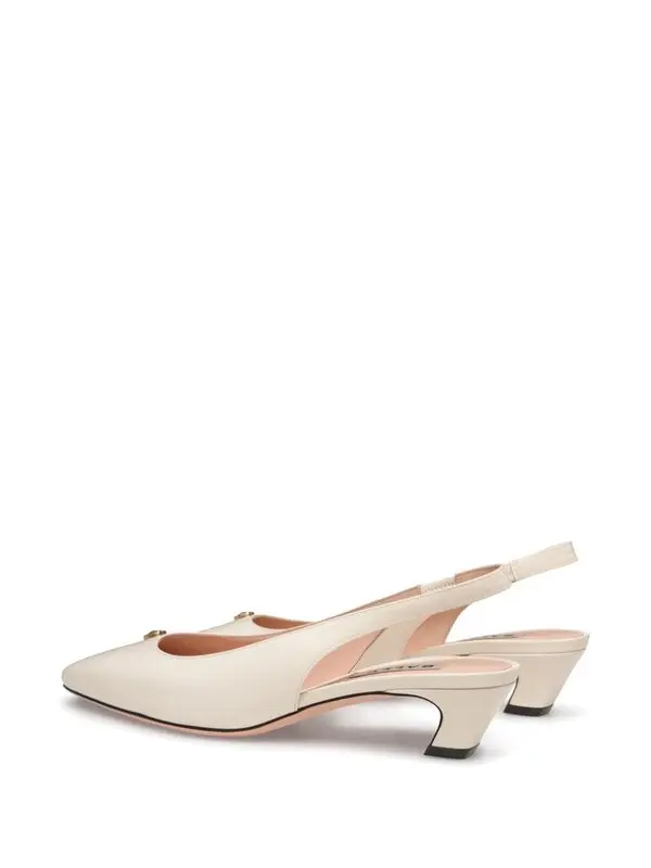 Bally Emblem-plaque Slingback Pumps