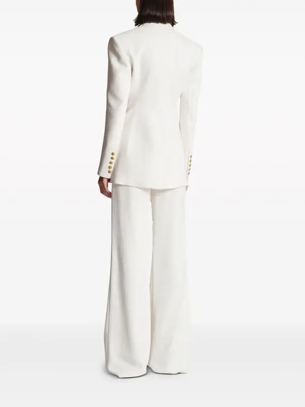 Balmain 2-button Crepe Blazer - White
