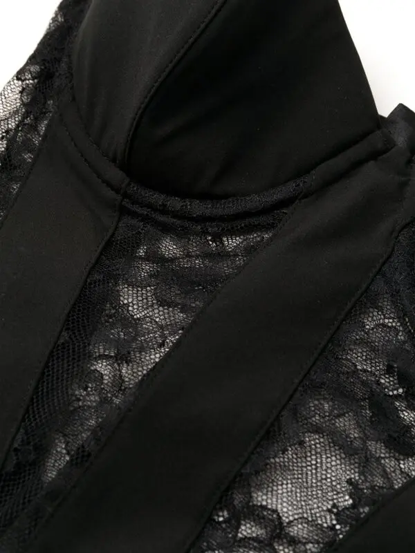 FLEUR DU MAL Cupped Lace Bodysuit