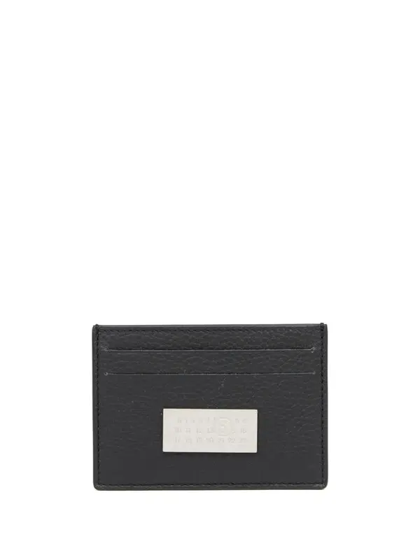 MAISON MARGIELA Numeric-logo Leather Cardholder - Black