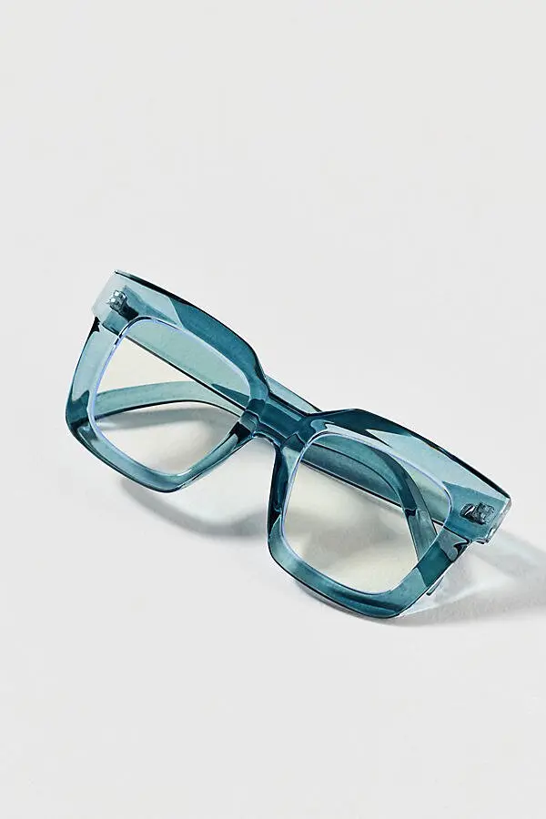 Anthropologie Chunky Cara Light Readers - Slate