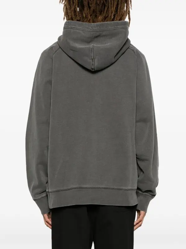 Carhartt Work In Progress Mélange-effect Cotton Hoodie - Grey