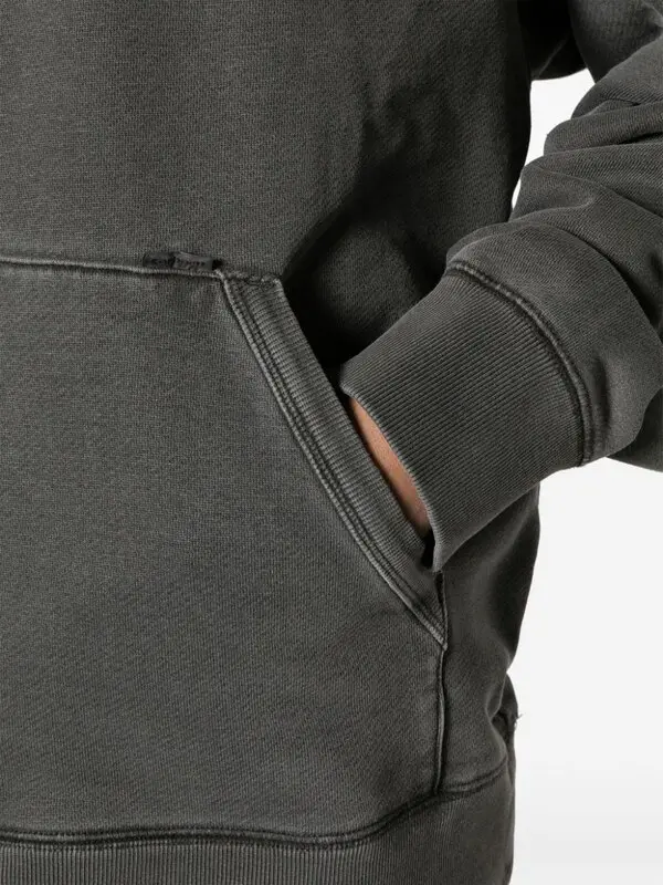 Carhartt Work In Progress Mélange-effect Cotton Hoodie - Grey