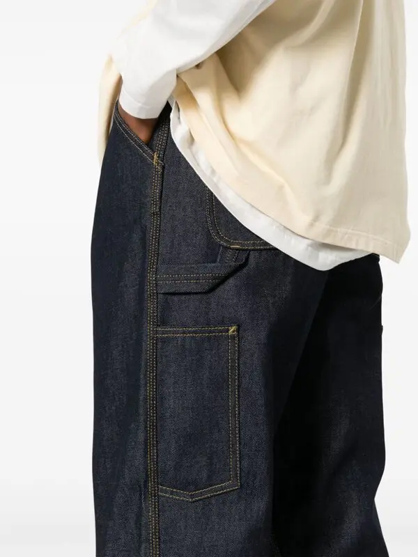 Carhartt Work In Progress Single Knee Straight Leg Jeans - Blue