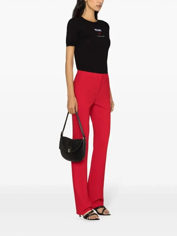 Moschino Embroidered Knitted Top