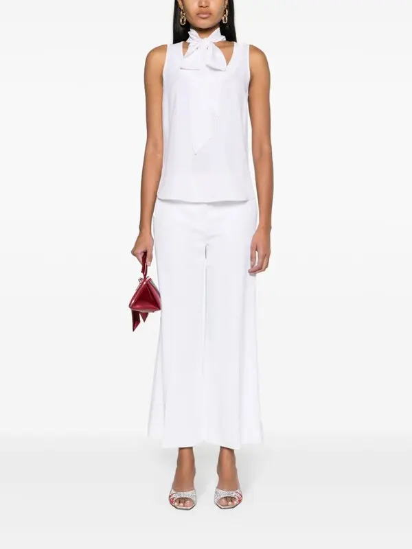 Moschino Bow-detail Sleeveless Blouse