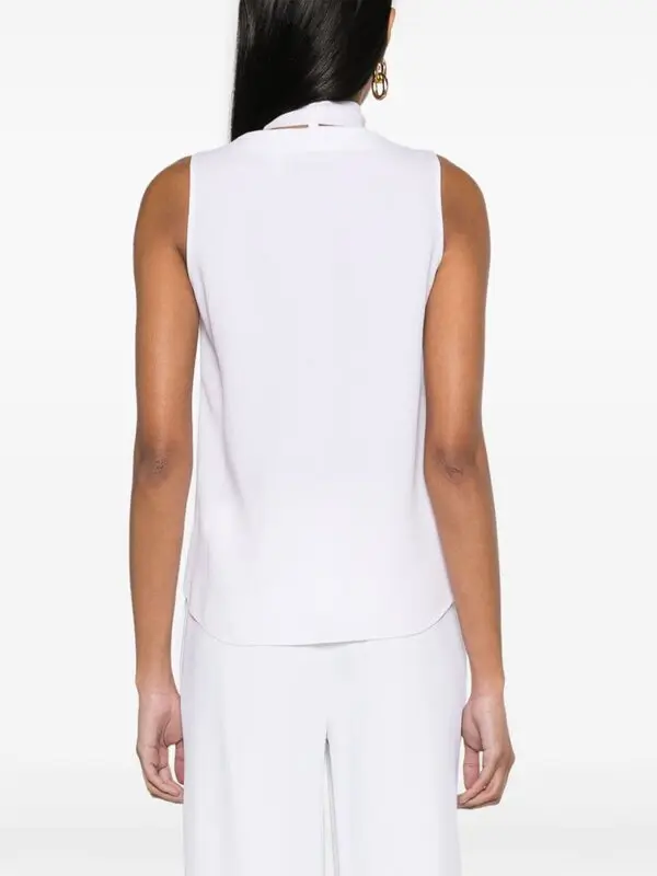 Moschino Bow-detail Sleeveless Blouse