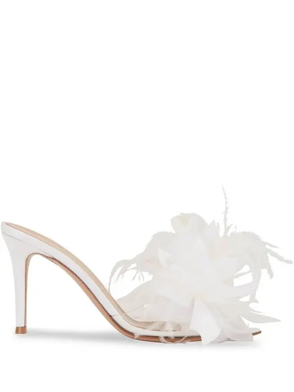GIANVITO ROSSI Ynez Floral-appliqué Sandals