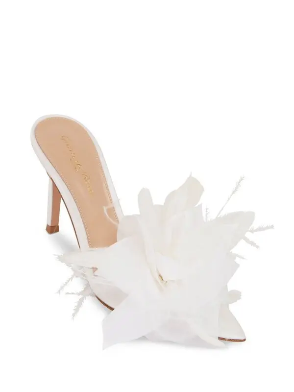 GIANVITO ROSSI Ynez Floral-appliqué Sandals
