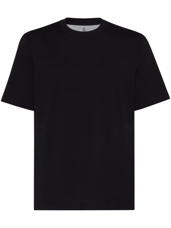 Brunello Cucinelli Crew-neck Cotton Jersey T-shirt - Black