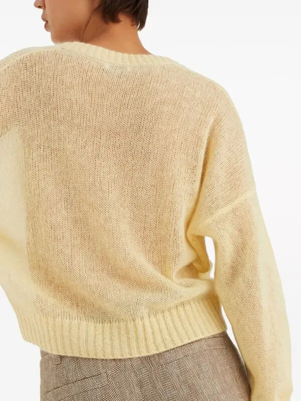 Brunello Cucinelli Drop-shoulder Mohair-blend Cardigan