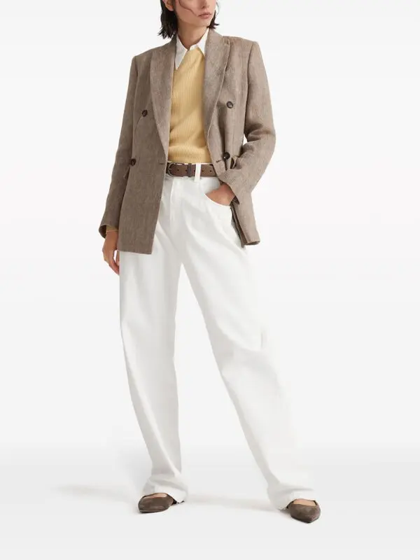 Brunello Cucinelli Ribbed Cotton Sweatshirt
